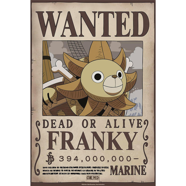 One Piece - Poster - Wanted Franky (Wano) | Manganim